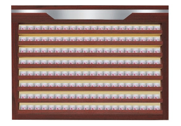 Dipping Powder Rack - 160 Powder Jars | PediSpa.com